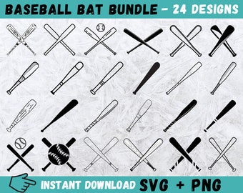 Baseball SVG, Baseball SVG Bundle, Baseball Bat SVG, Baseball Bat ...