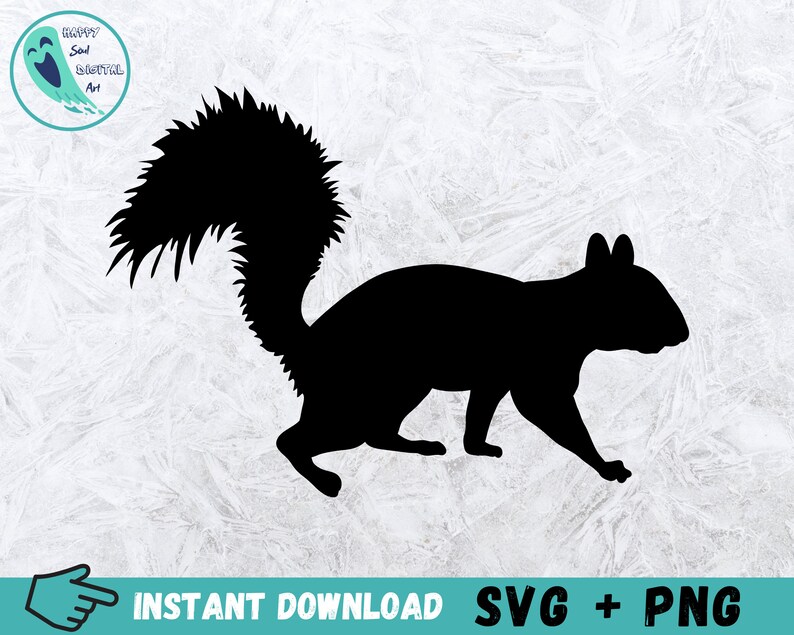 Squirrel SVG Squirrel Silhouette Squirrel Vector Clipart - Etsy