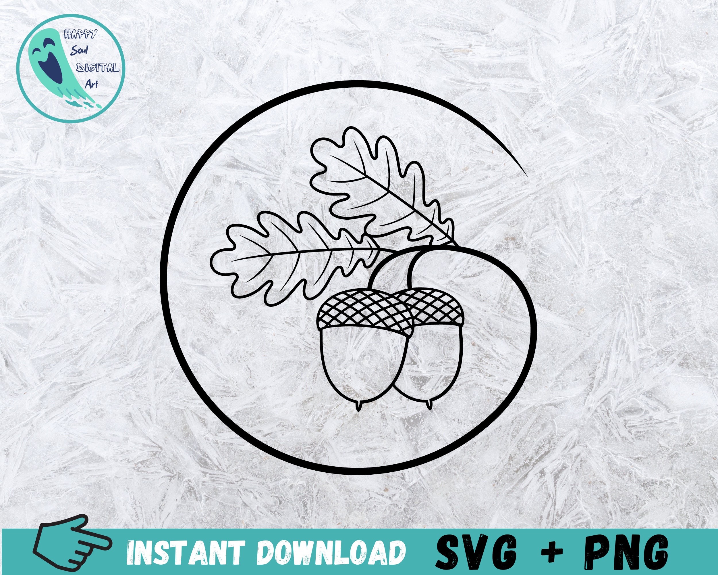 Acorn SVG Acorn Cricut Acorn Clipart Acorn SVG Bundle - Etsy