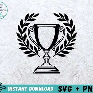 Trophy SVG, Award Svg, Trophy Cricut, Gold Medal Svg, Trophies Vector ...