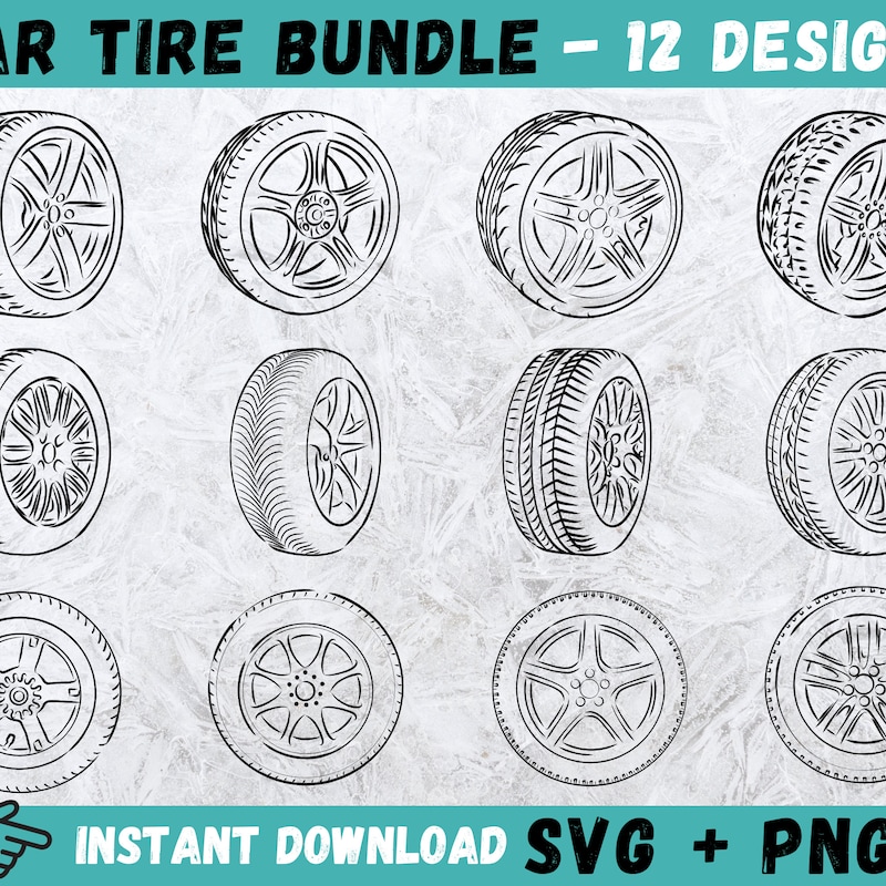 Tire Svg - Etsy