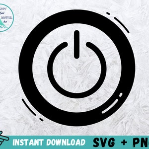 Power Button SVG, Power Button Svg Bundle, On-off Button Cut Files ...