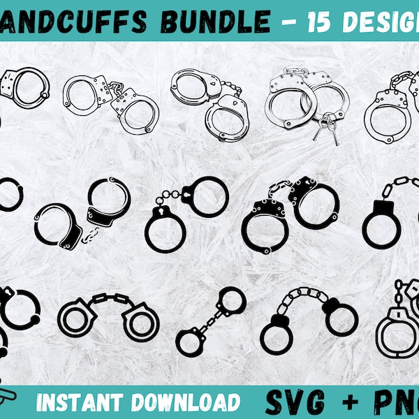 Handcuffs Svg - Etsy