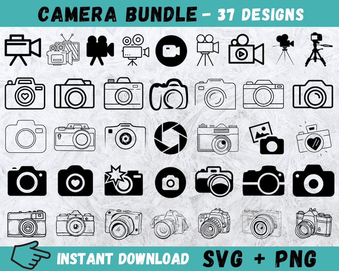 Camera SVG, Camera Cricut, Photography Svg, Camera Vector, Photo Taking ...