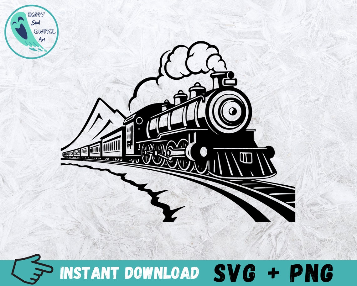 Train SVG Bundle: Hand-drawn Train Designs (digital Download) - Etsy