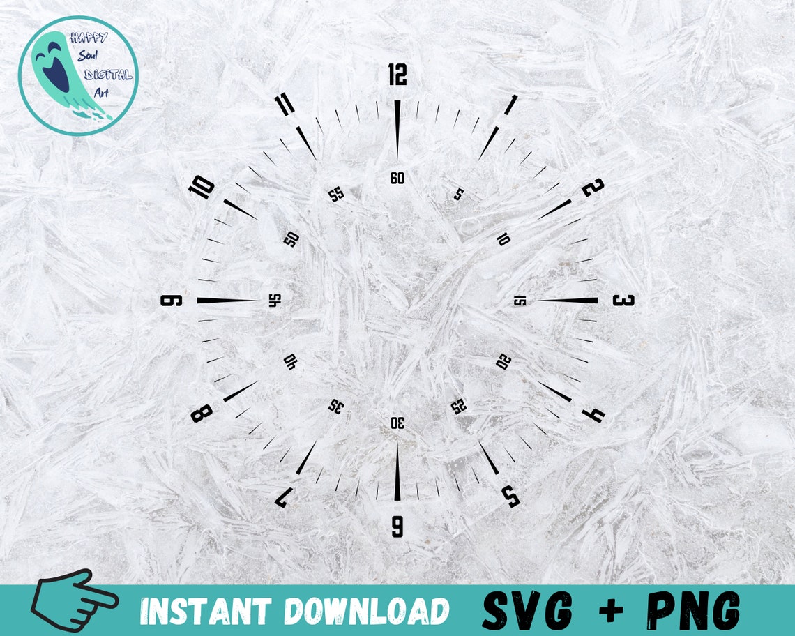 Clock Face SVG Clock Svg Clock Face SVG Bundle Wall Clock - Etsy