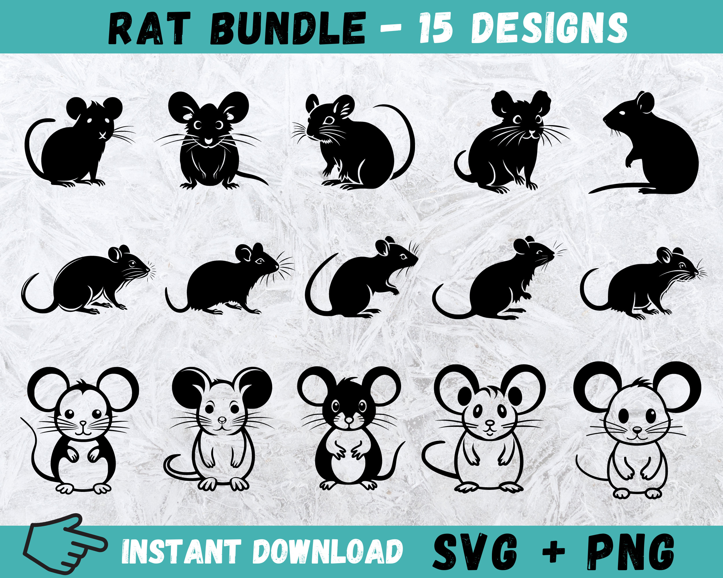 Rat Pack Clip Art
