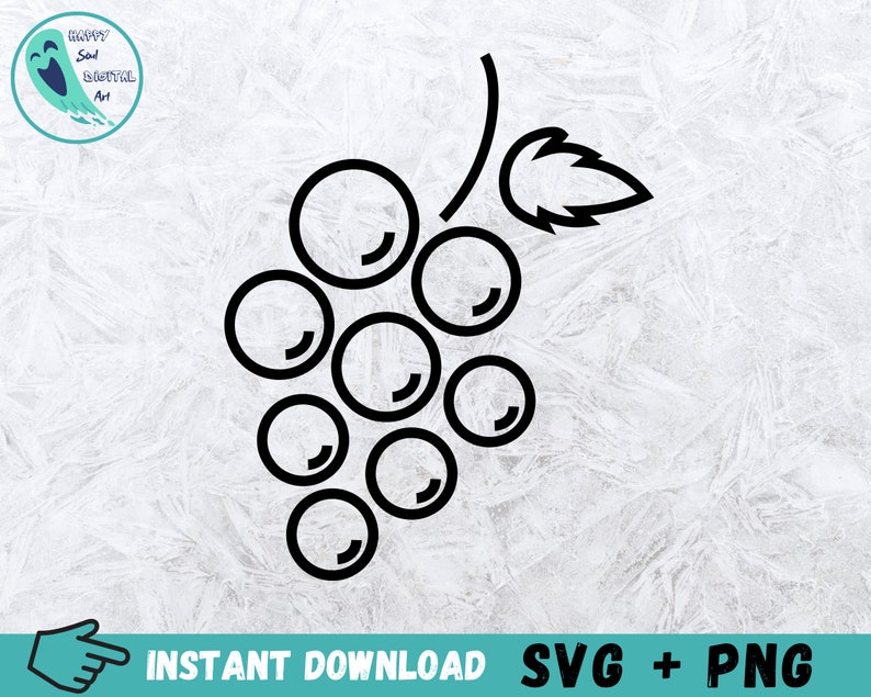 Grape SVG Bundle: Hand-drawn Vineyard Cut Files (digital Download) - Etsy