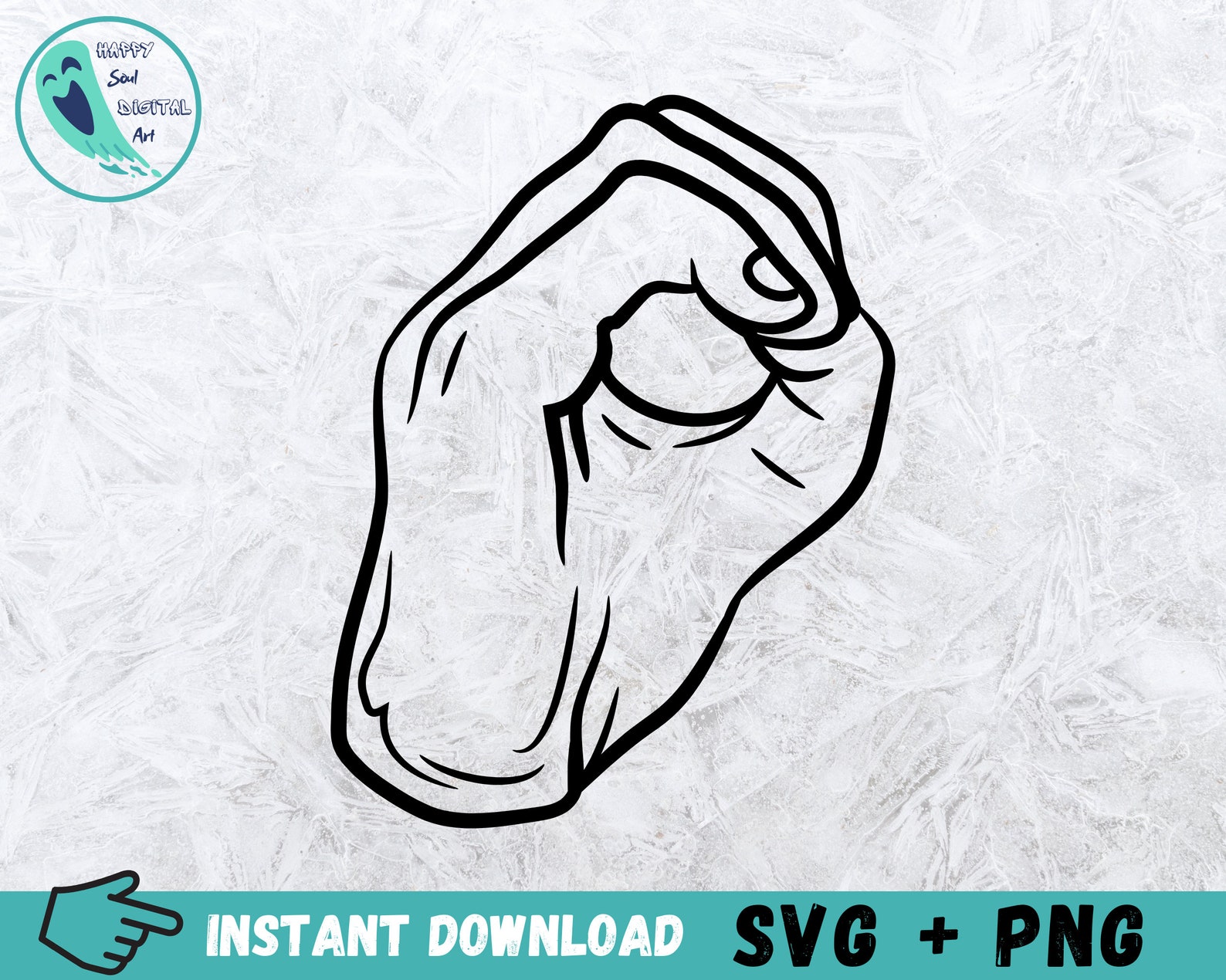 Hand Gesture SVG Bundle: Finger Counting, Fist, Peace Sign (digital ...