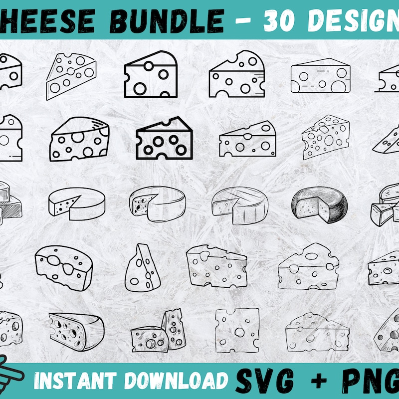 Cheese Svg - Etsy