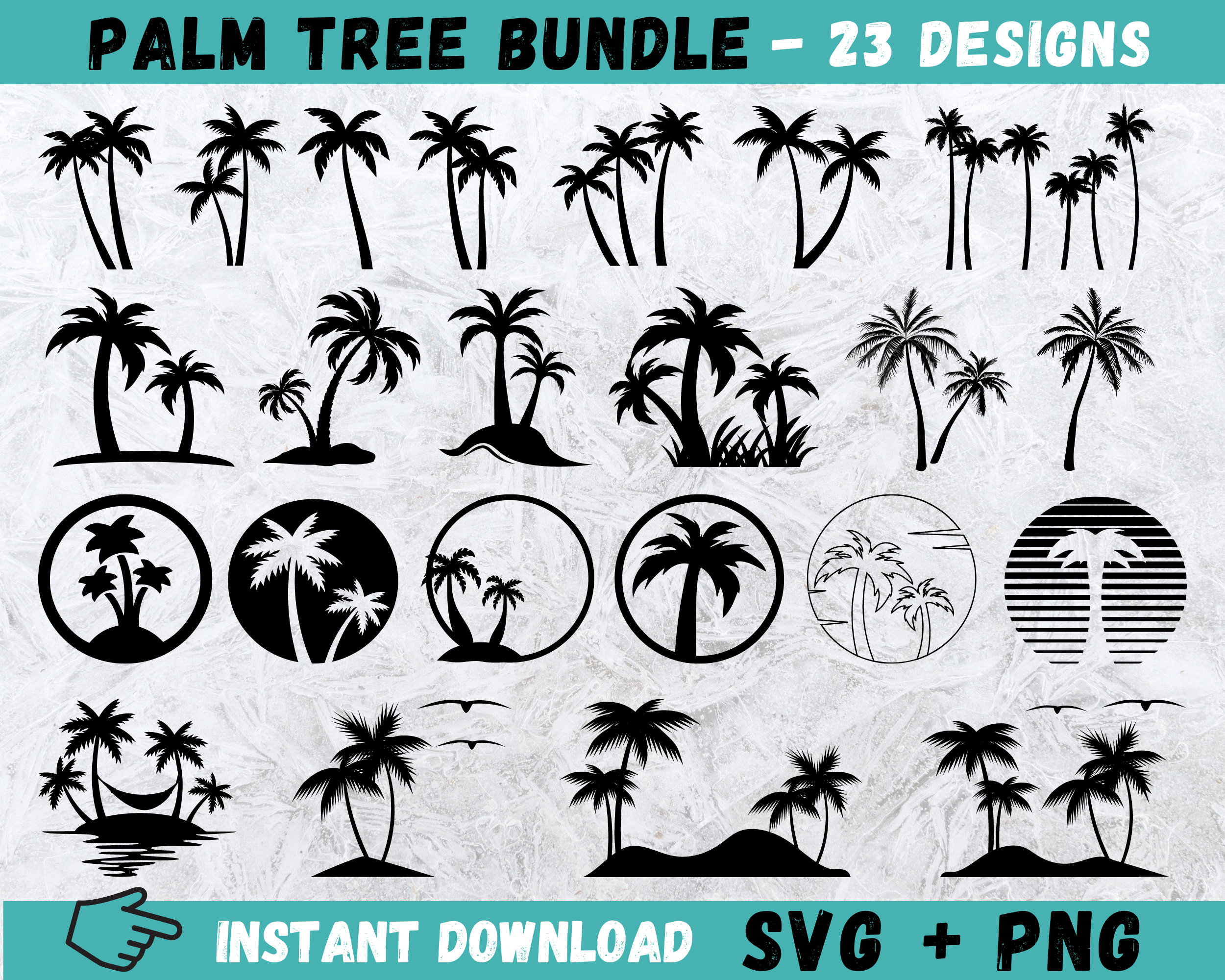 Palm Tree SVG Palm Tree Cricut Palm Tree Bundle SVG Palm - Etsy Canada