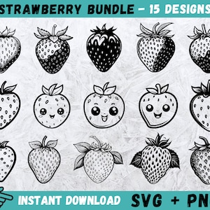 Strawberry SVG, Strawberry Cricut, Cute Strawberry Svg, Strawberry ...