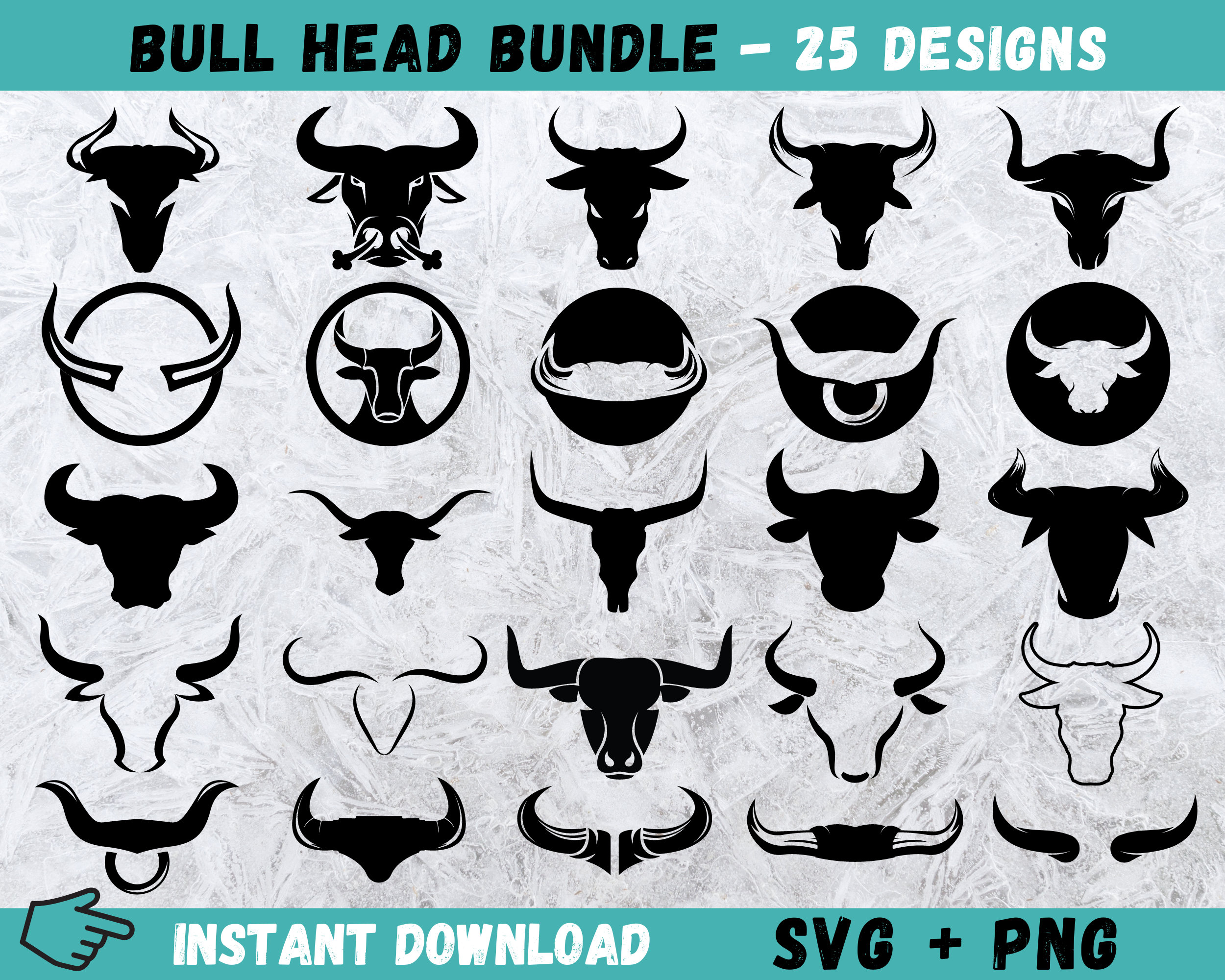 Bull Head Vector