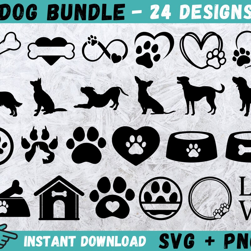 Puppy Paw Svg - Etsy