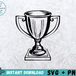 Trophy SVG, Award Svg, Trophy Cricut, Gold Medal Svg, Trophies Vector ...