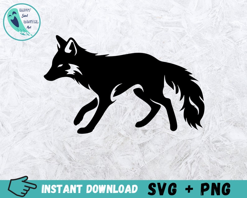 Hand Drawn Fox SVG Bundle: Wildlife Clipart, Cricut Cut Files (instant ...
