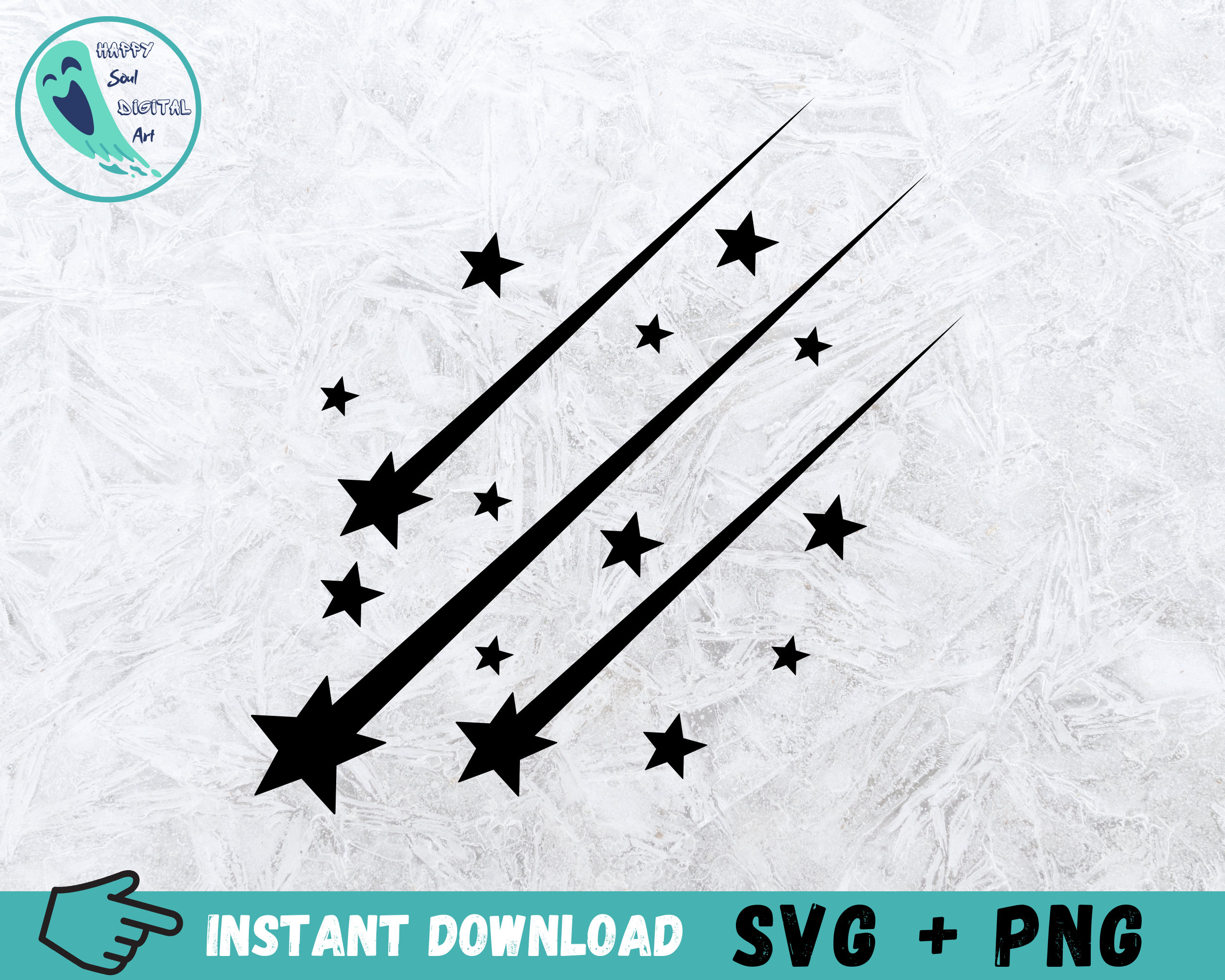 Shooting Stars SVG Star Svg Stars Svg Star Cut Files - Etsy UK
