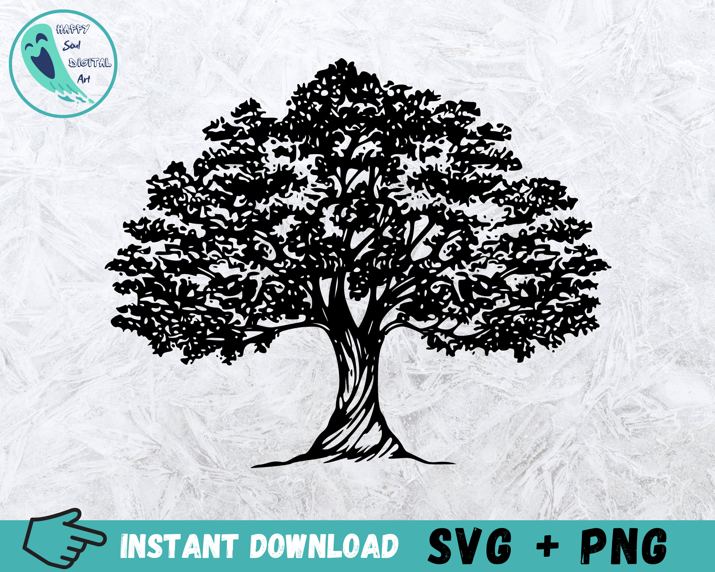 Oak Tree SVG Tree Svg Big Tree Svg Oak SVG Outdoor SVG - Etsy UK