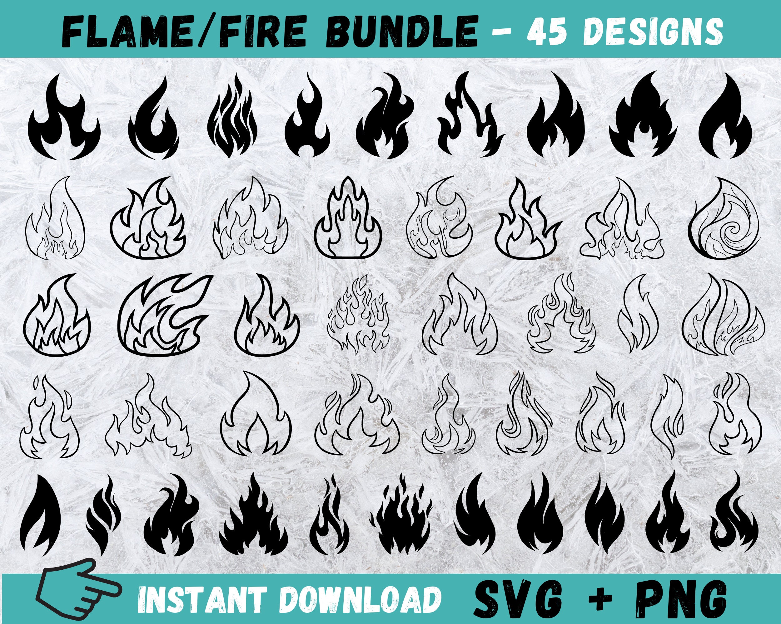 Fire SVG Flame Svg Fire Flames Svg Flames Svg Fire Cricut - Etsy UK
