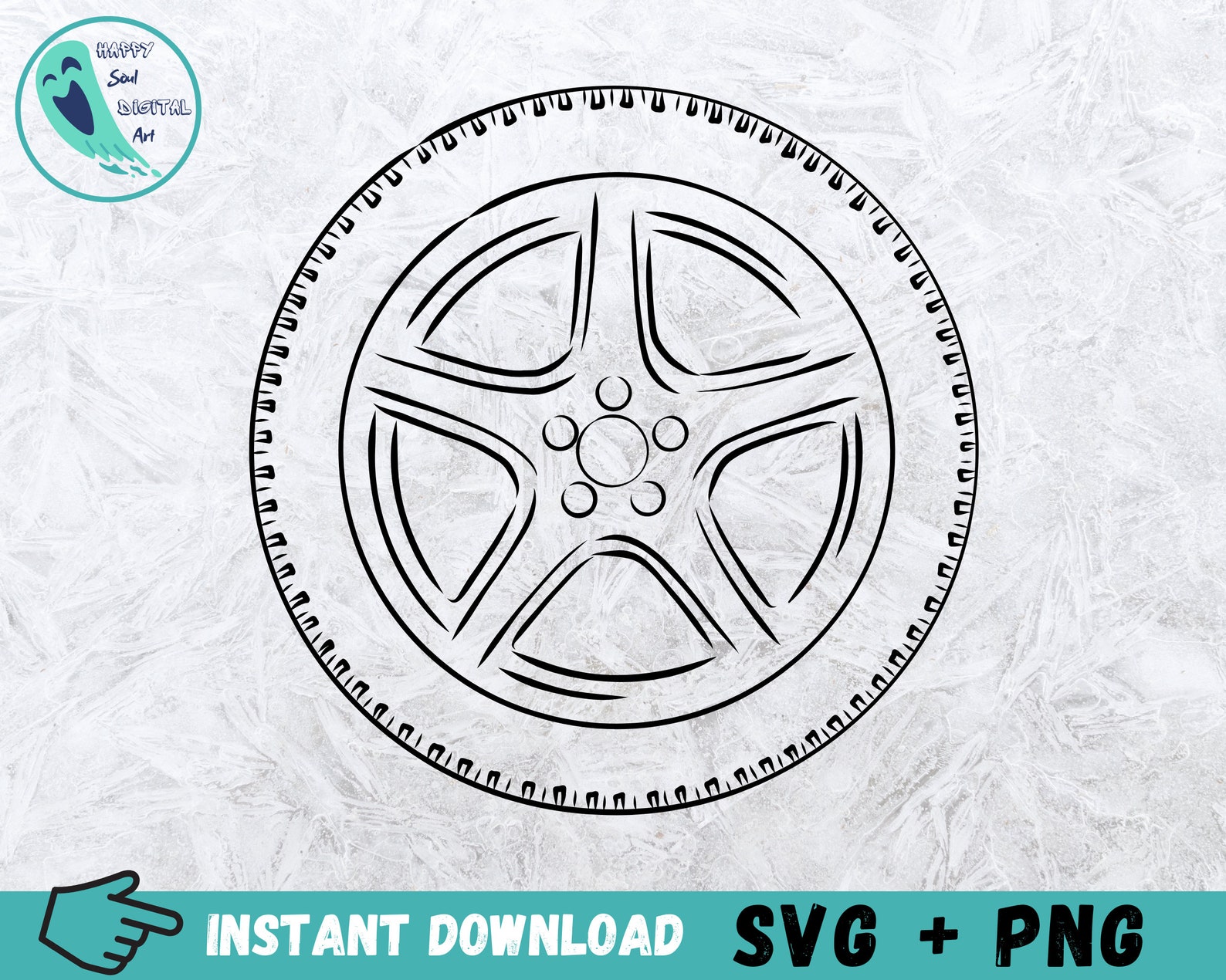 Car Tire SVG Bundle: Hand-drawn Wheel Clipart (digital Download) - Etsy