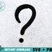 Question Mark SVG, Question Mark Bundle, Cut Files for Cricut, Question ...