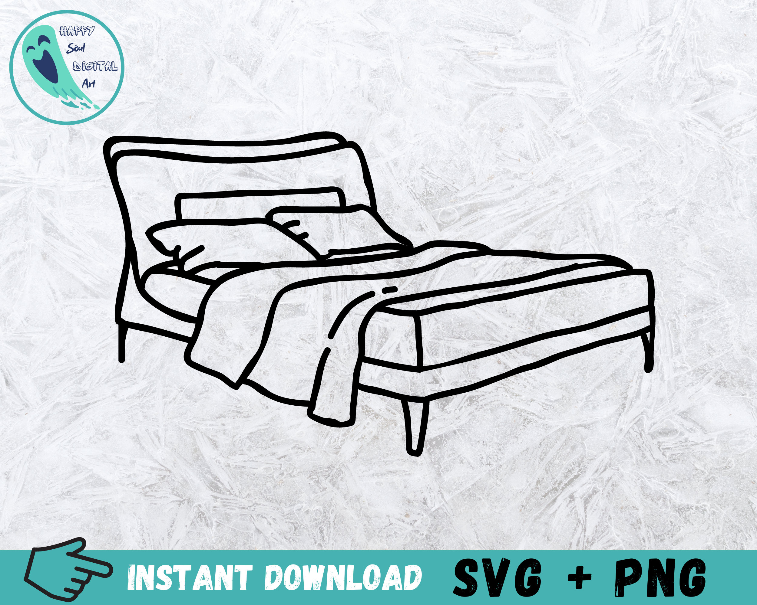 Bed SVG Bed Clip Art Bed Vector Sleep SVG Bed Clipart - Etsy
