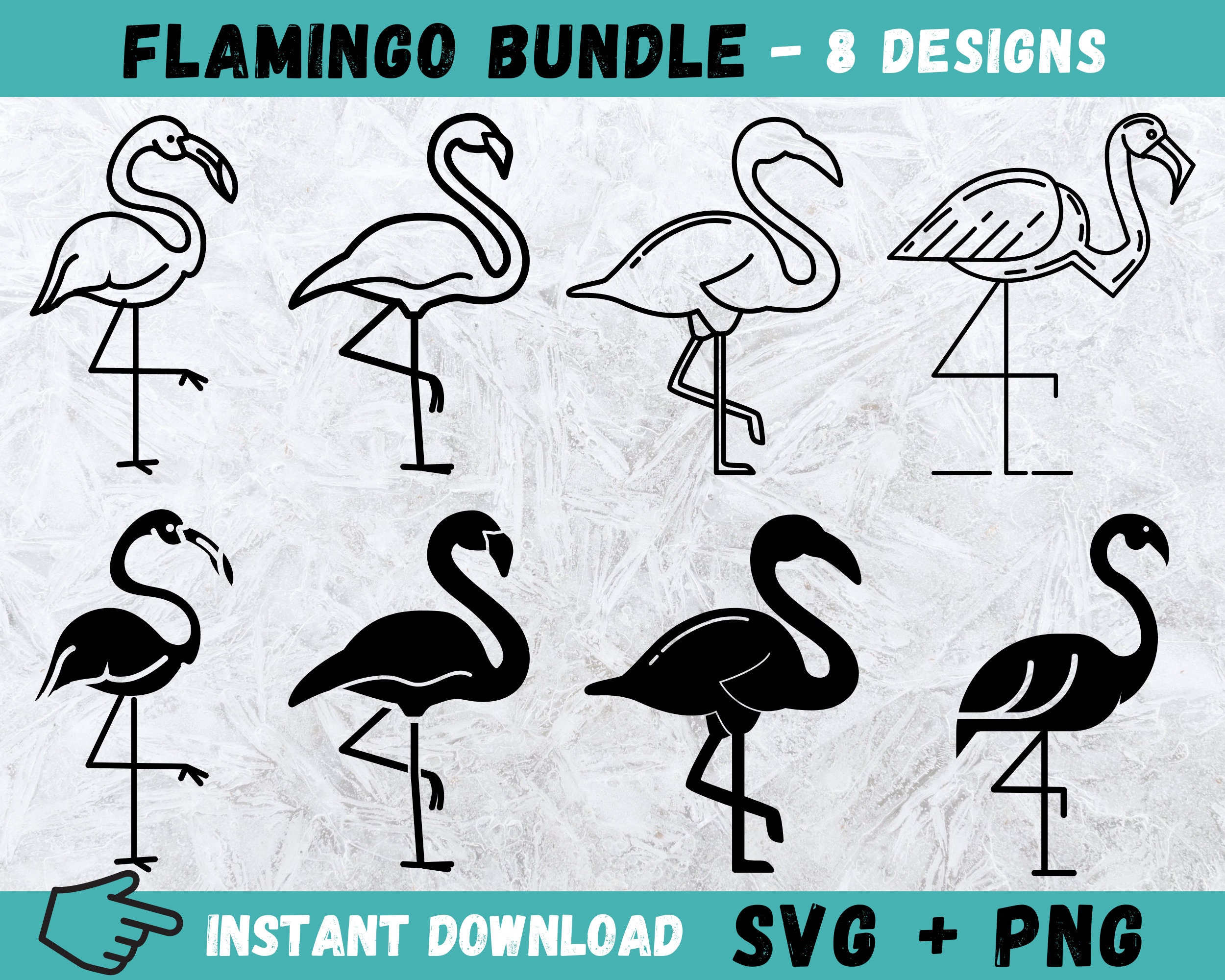 Flamingo SVG Flamingo Cut File Flamingo Cricut Flamingo SVG - Etsy
