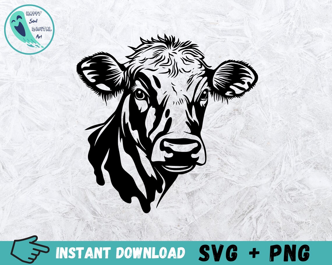 Cow SVG Bundle: 24 Hand-drawn Farm Animal Designs (digital Download) - Etsy
