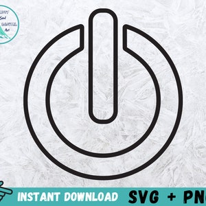 Power Button SVG, Power Button Svg Bundle, On-off Button Cut Files ...