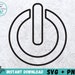 Power Button SVG, Power Button Svg Bundle, On-off Button Cut Files ...