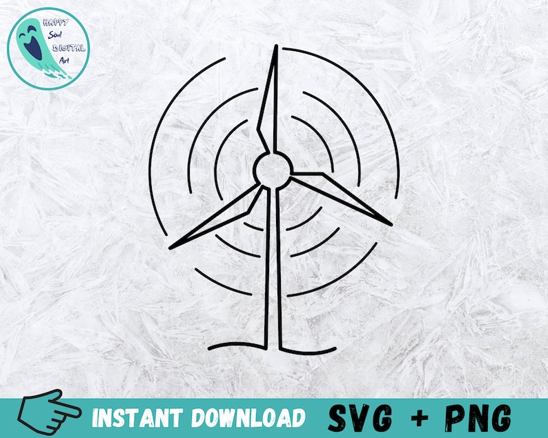 Windmill SVG Wind Turbine Svg Windmill Cricut Mill - Etsy