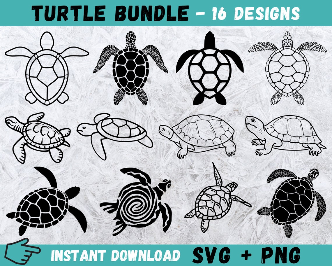 Turtle SVG Turtle Cricut Sea Turtle Svg Turtle Clip Art | Etsy Canada