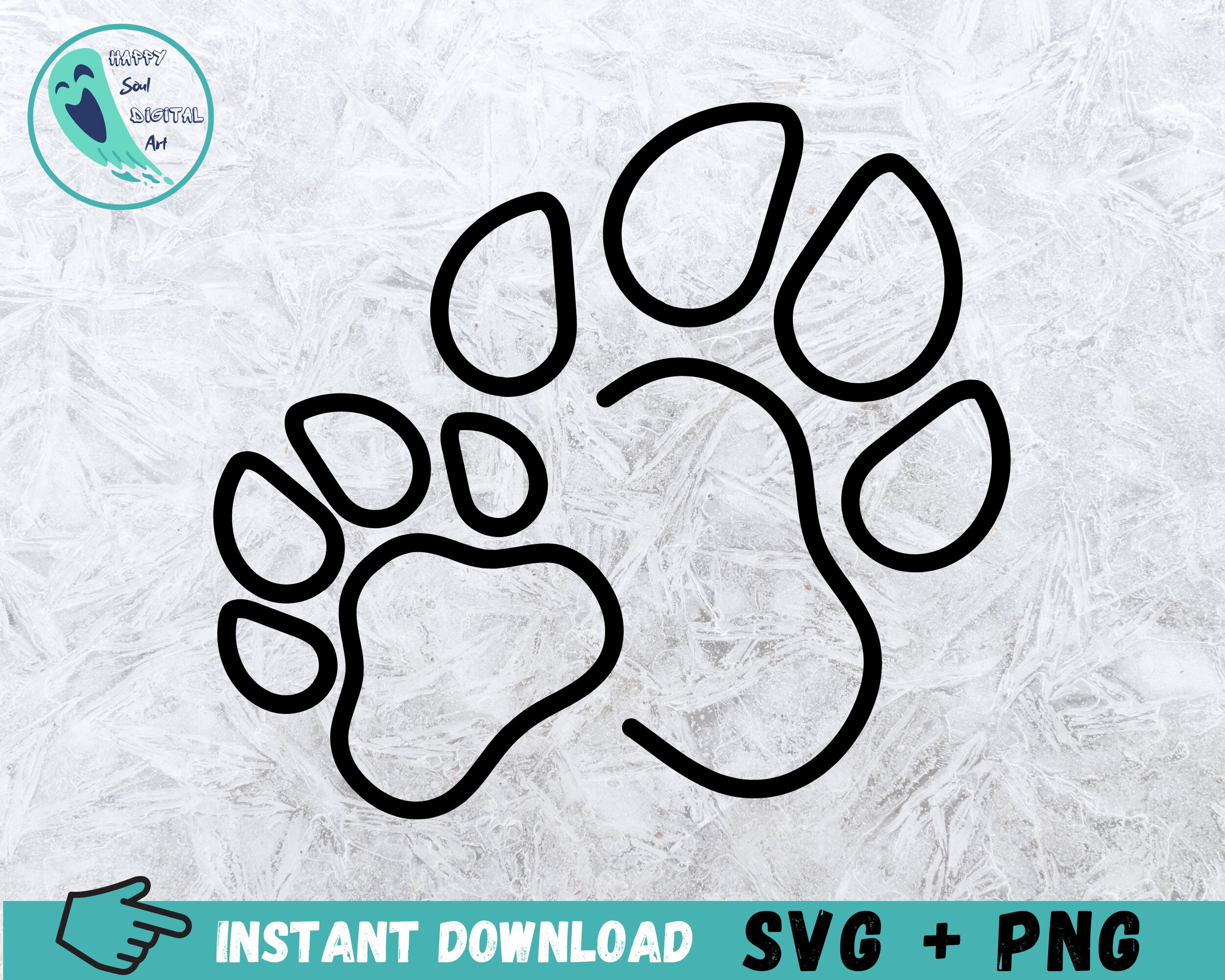 Dog Paw Svg Paw Print Svg Dog Paw Cricut Dog Paw Vector - Etsy