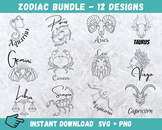 How to draw all the zodiac signs - Zodiacstock.com