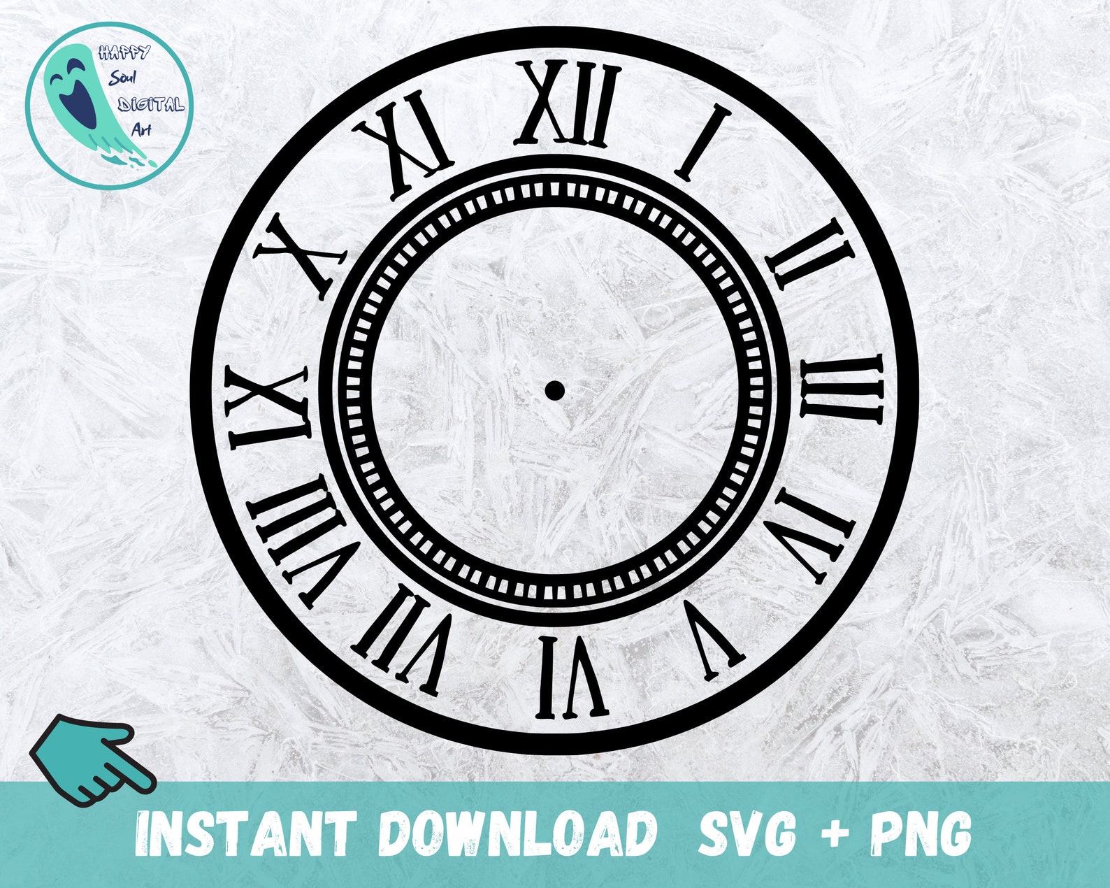 Clock Face SVG Cut File Clock Face Template Commercial Use - Etsy Canada
