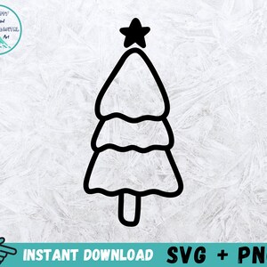 Doodle Tree SVG, Christmas Tree Svg, Christmas Tree Cricut, Christmas ...