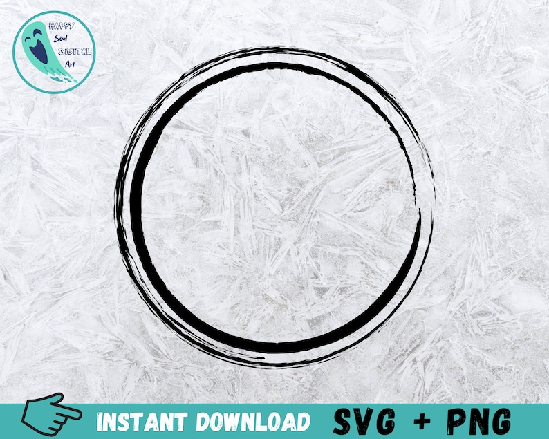Circle Paint Frame SVG Circle Frame Svg Paint Frame SVG - Etsy