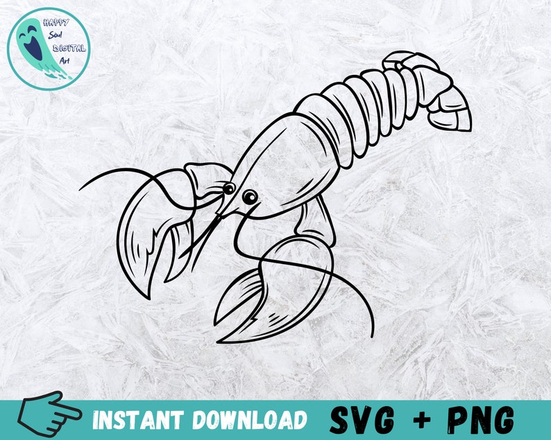 Lobster SVG Lobster Clipart Svg Files for Cricut Seafood - Etsy Canada