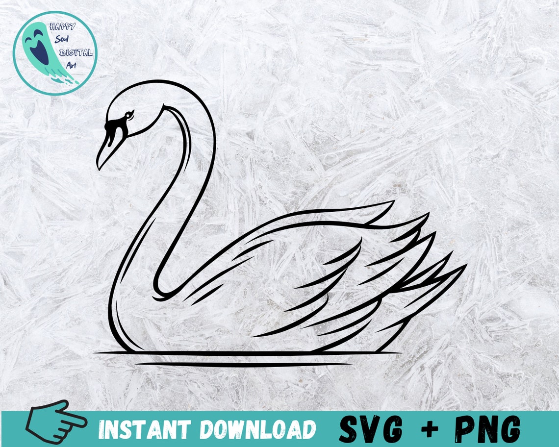 Swan SVG Swan Cricut Swan Svg Bundle Swans Svg Swan | Etsy