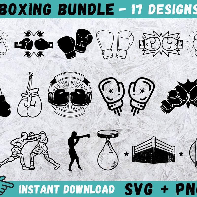 Girl Boxing Svg - Etsy