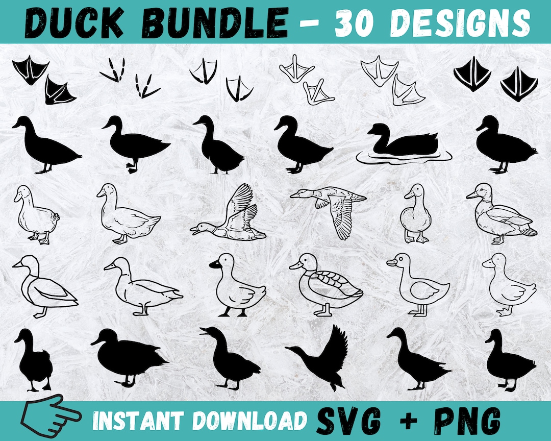 Duck SVG, Duck Cricut, Duck Svg Bundle, Duck Monogram, Flying Duck Svg ...