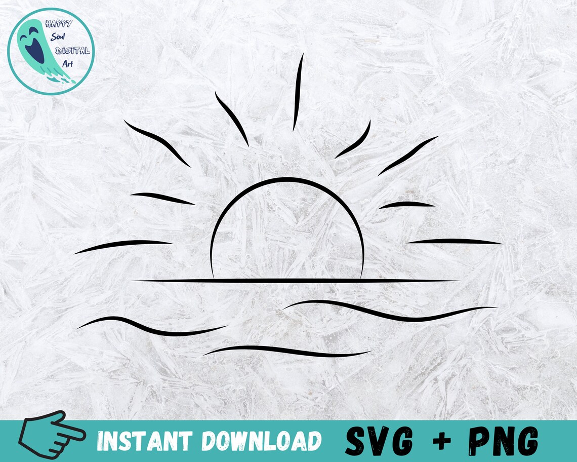 Sunrise SVG Sun Svg for Cricut Sunrise Clipart Sunrise Cut | Etsy Canada