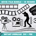 Negative Film Strips SVG Film SVG Bundle Film SVG Film - Etsy