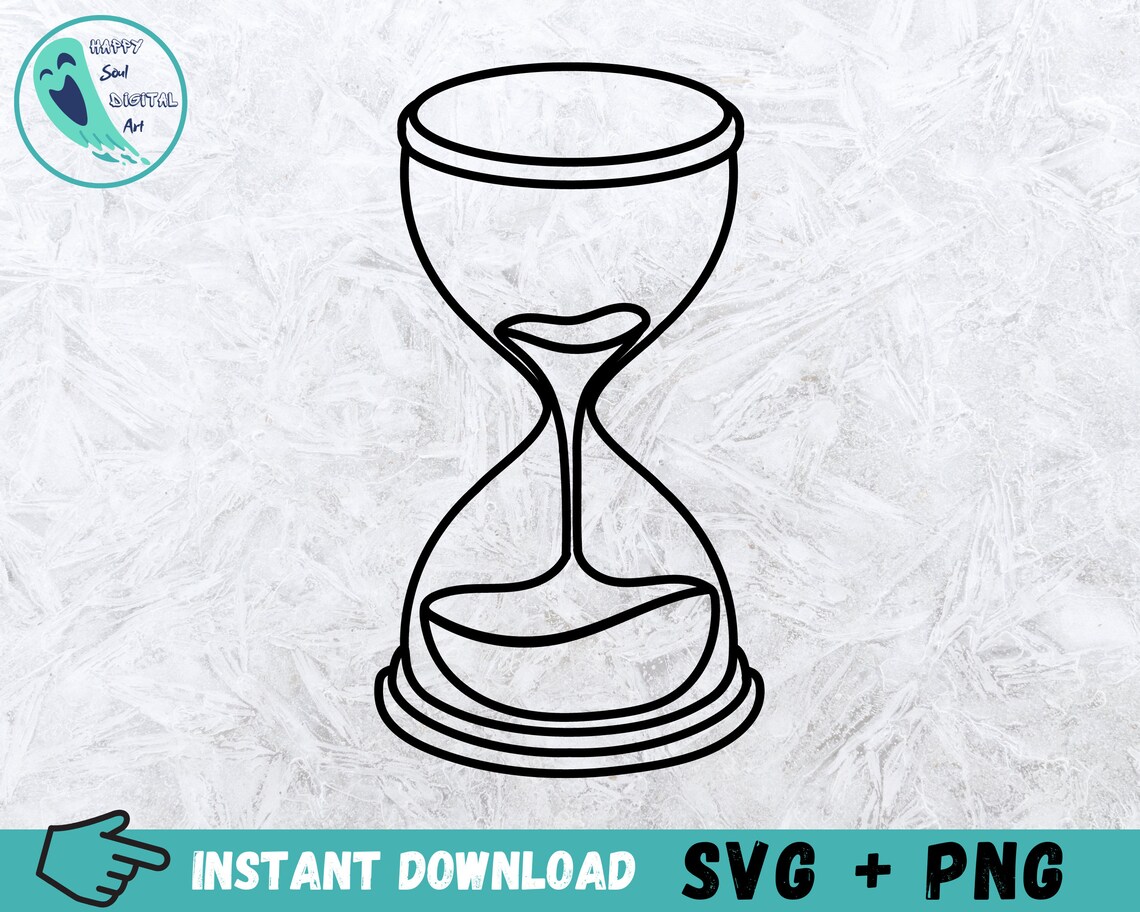 Hourglass SVG Sand Clock Svg Sand Time SVG Clock Svg - Etsy