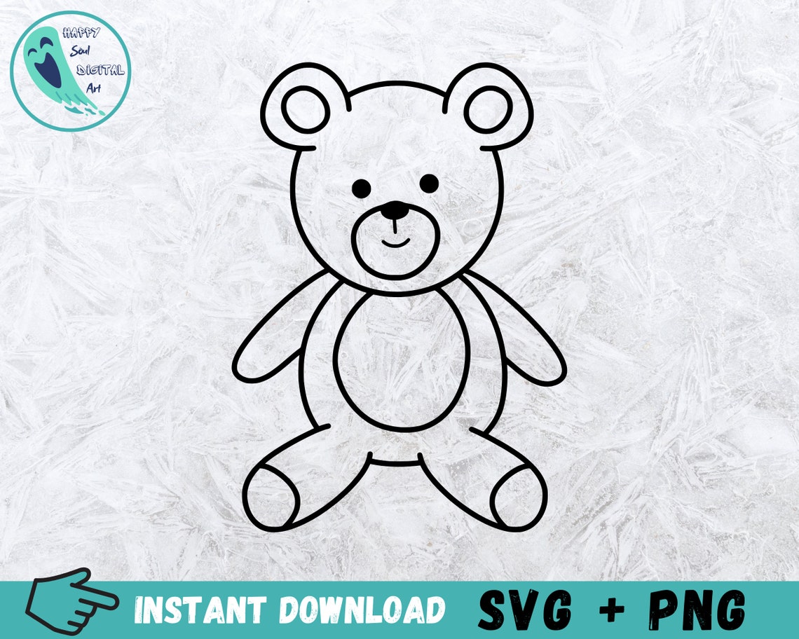 Teddy Bear SVG, Teddy Bear Cricut, Teddy Bear Vector, Cricut Cut Files ...