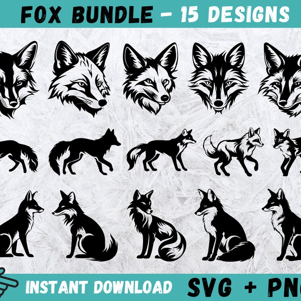 Fox Svg - Etsy