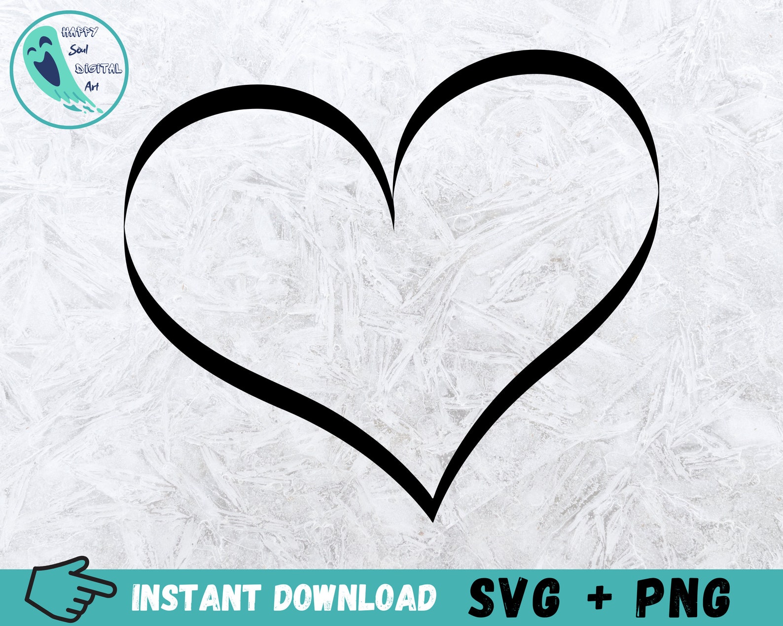 Heart Svg Heart Shape SVG Hand Drawn Heart SVG Valentine - Etsy