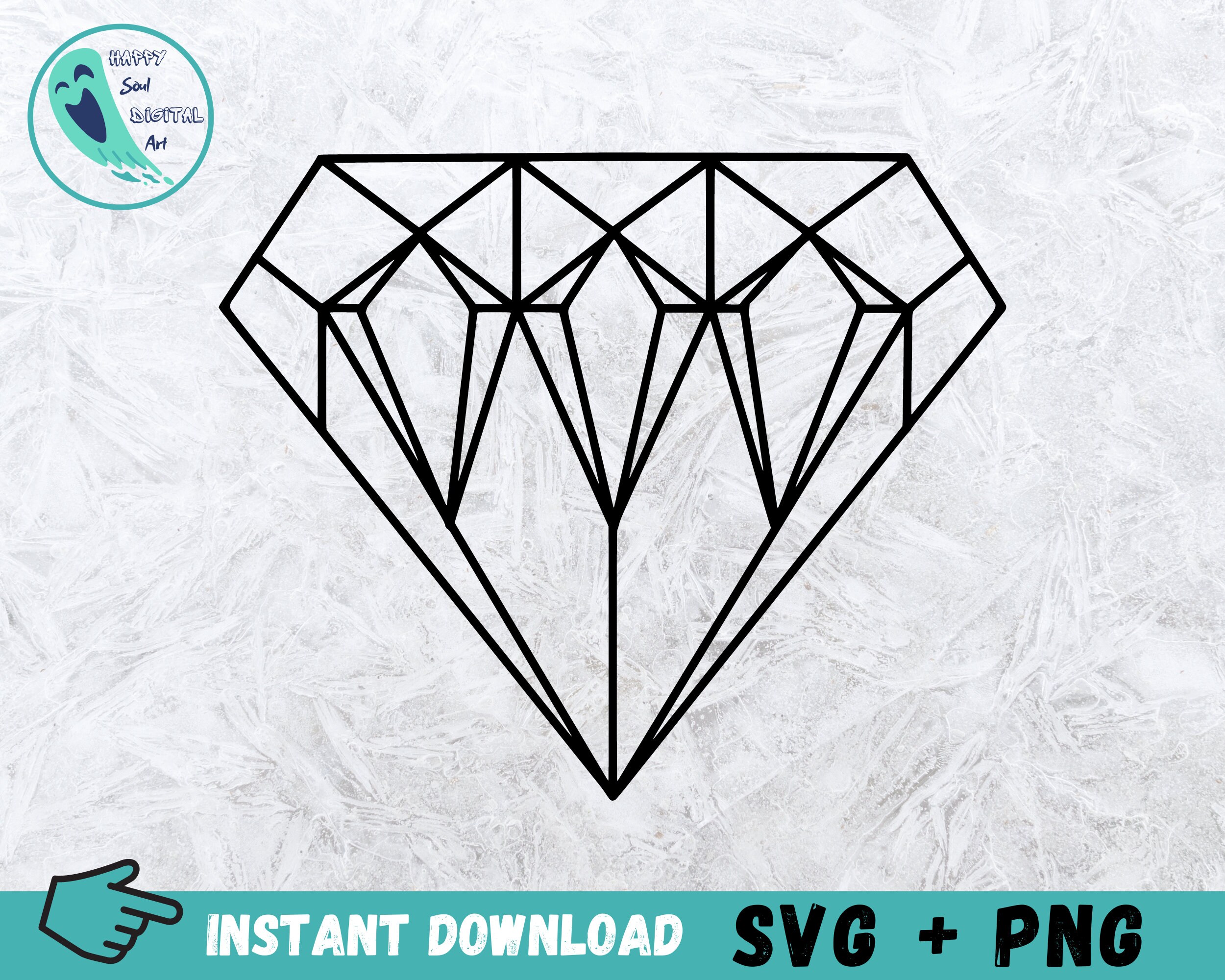 Diamond SVG Jewel Svg Jewelry Svg Diamond Circut Diamond - Etsy