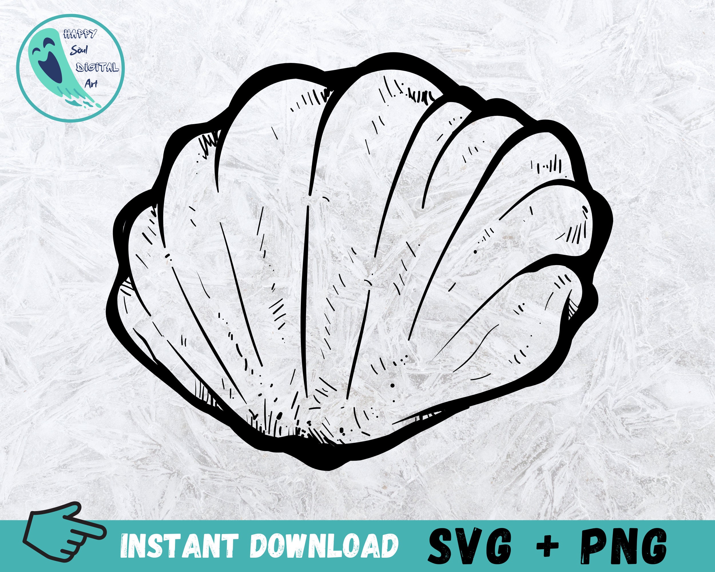 Seashell SVG Seashell Cricut Seashell Cut Files Seashell - Etsy España