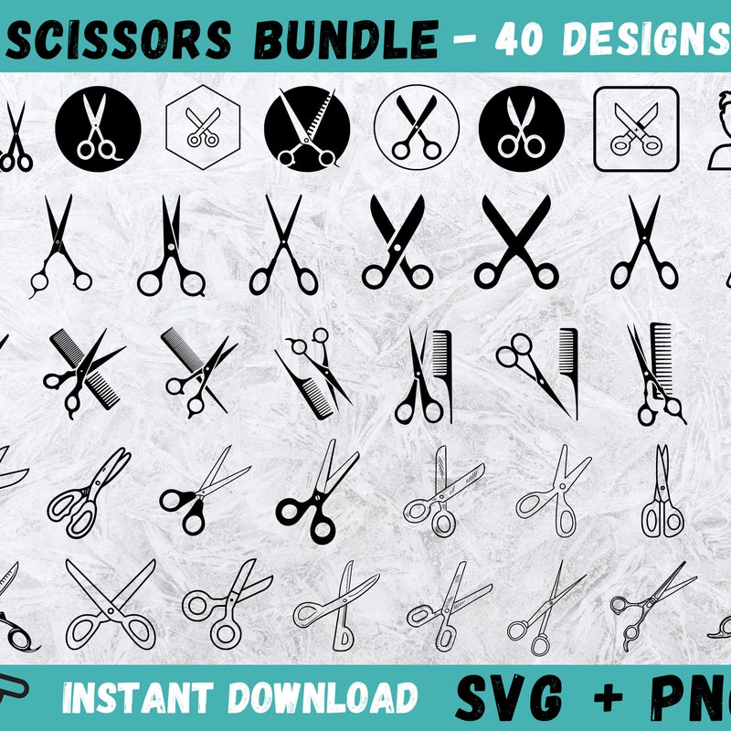 Scissors Svg - Etsy